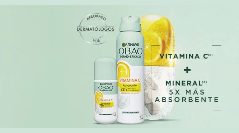 Obao Dermoeficacia: Desodorante para piel sensible | Garnier Chile