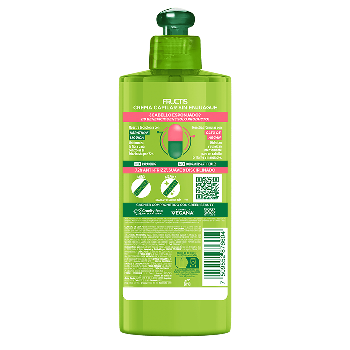 Crema para Peinar 10 en 1 Adiós Esponjado 300ml - Garnier Chile