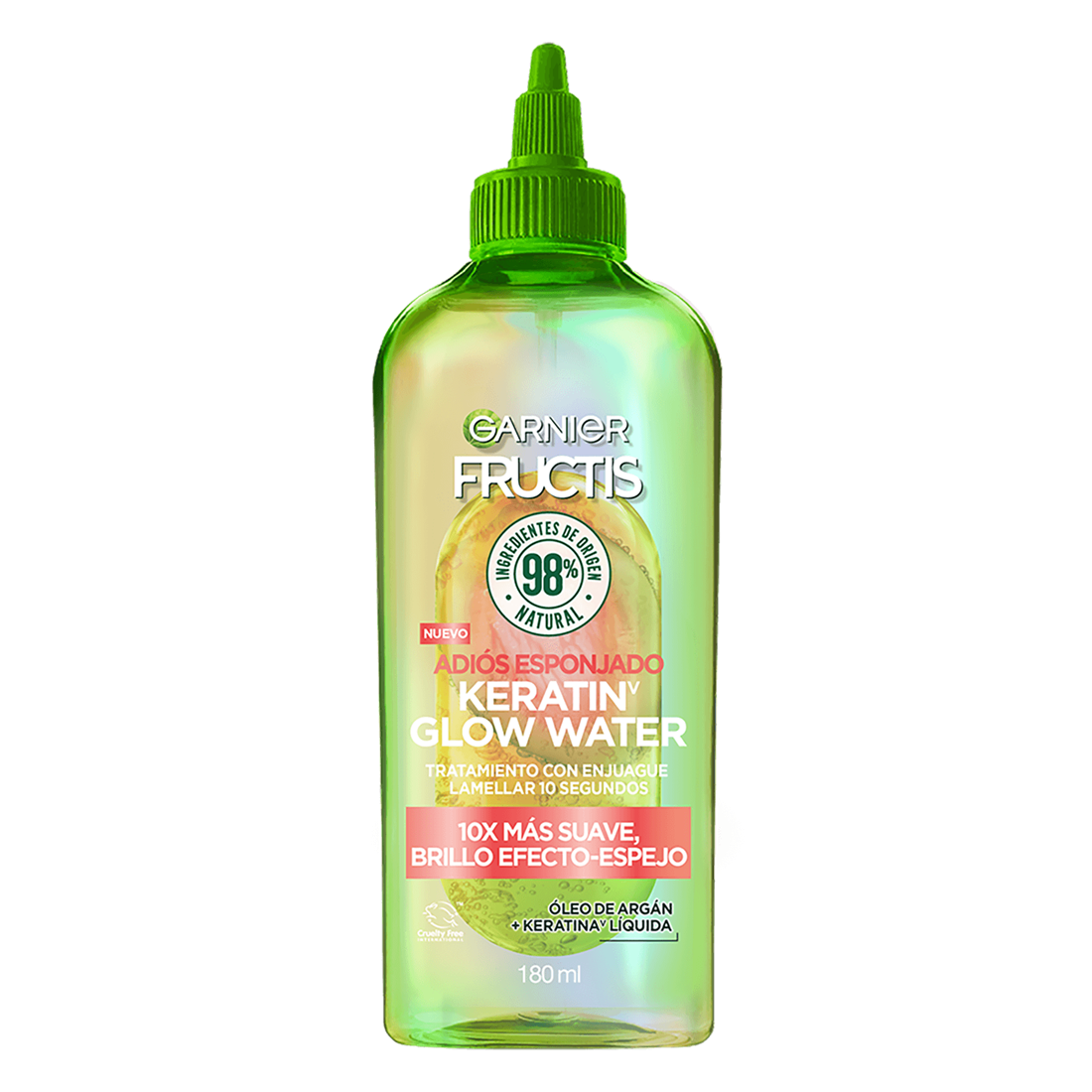 Tratamiento anti frizz Keratin Glow Water | Garnier Chile