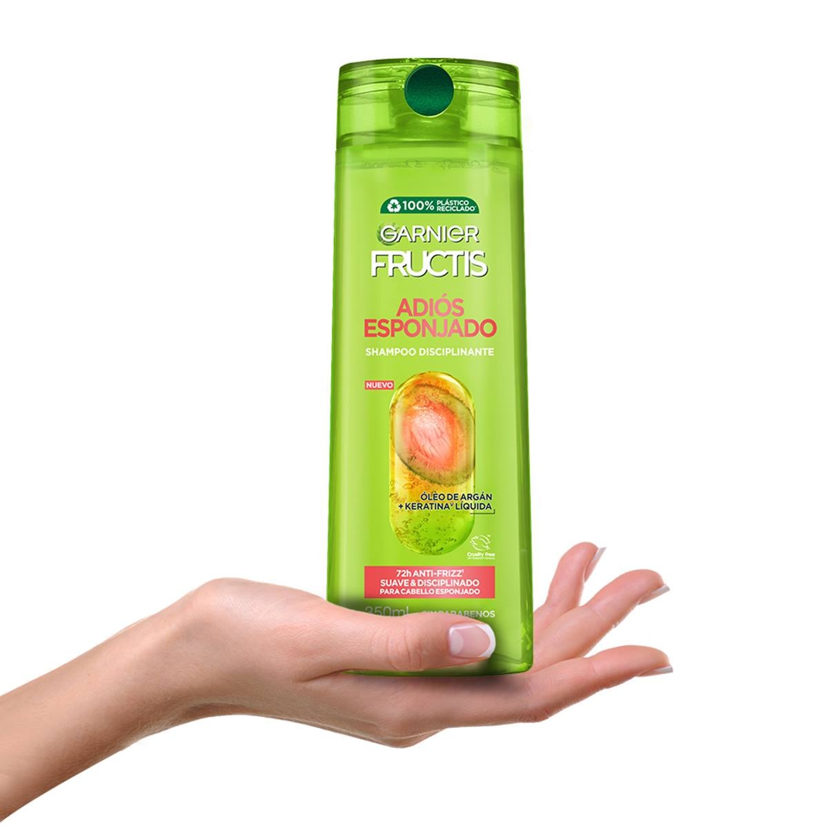 Shampoo Disciplinante Fructis adiós esponjado| Garnier Chile