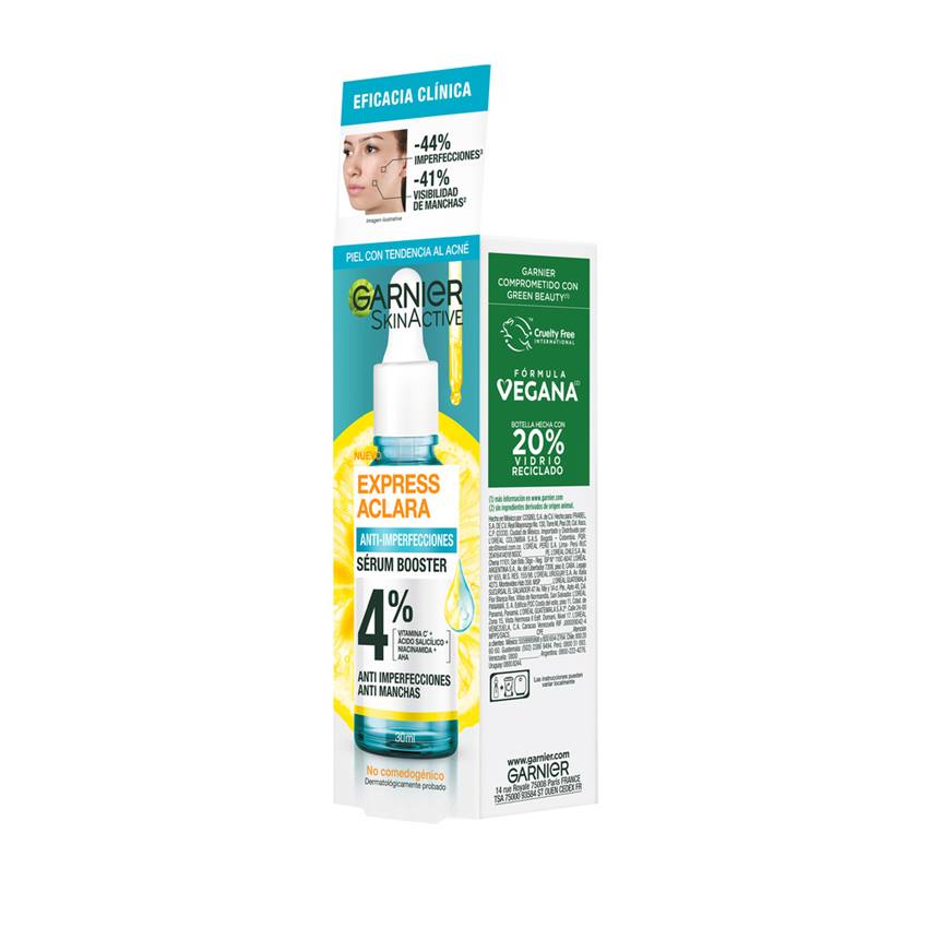 Serum Anti-Imperfecciones Express Aclara 30 ML | Garnier Chile