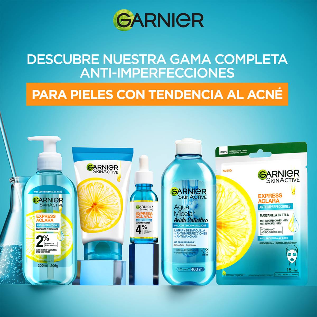 Serum Anti-Imperfecciones Express Aclara 30 ML | Garnier Chile