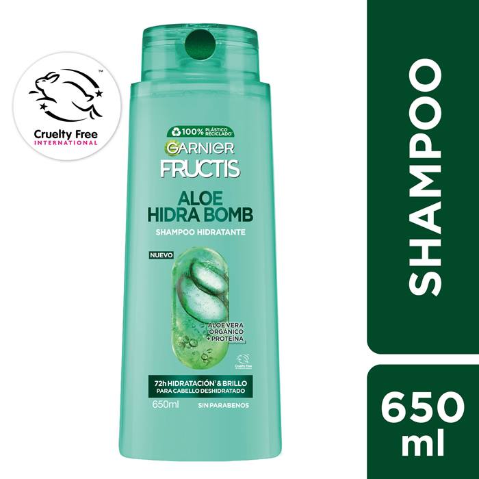 Shampoo Hidratante Aloe Hidra Bomb Fructis | Garnier Chile