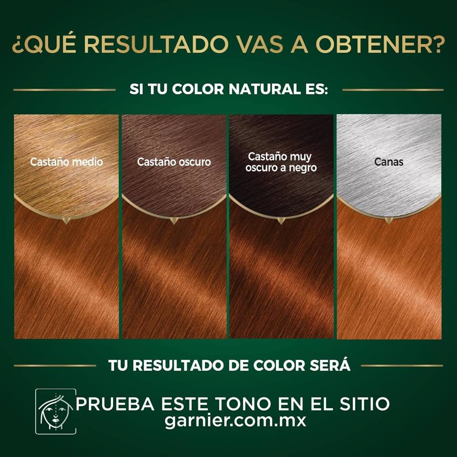 Nutrisse Óleos Tono 7.43 Rubio Cobrizo | Color vibrante