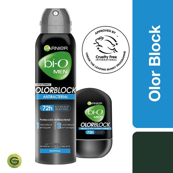 BI-O Olor Block Spray Antitranspirante BI-O Men Garnier