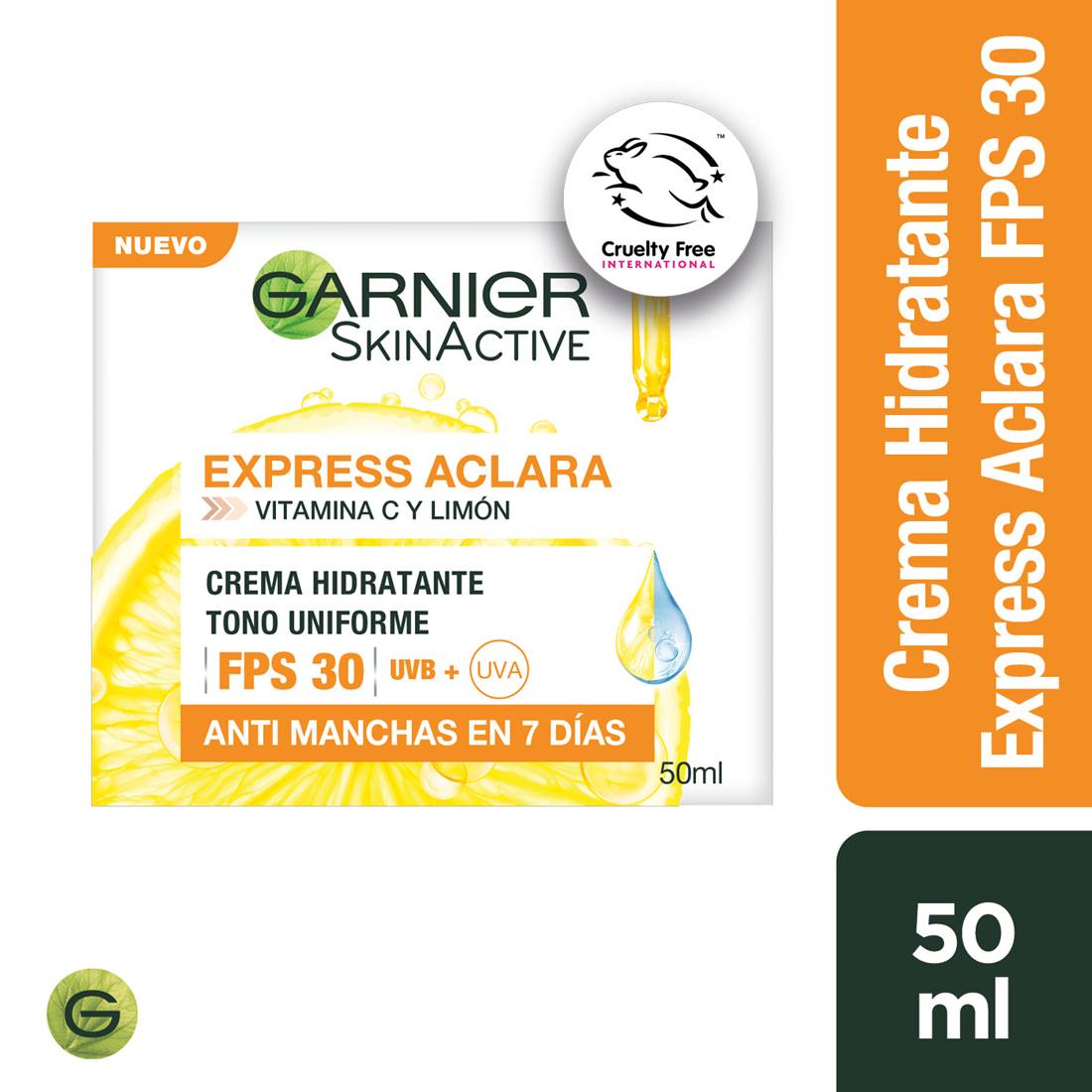 Crema Hidratante FPS 30 Express Aclara | Garnier Chile