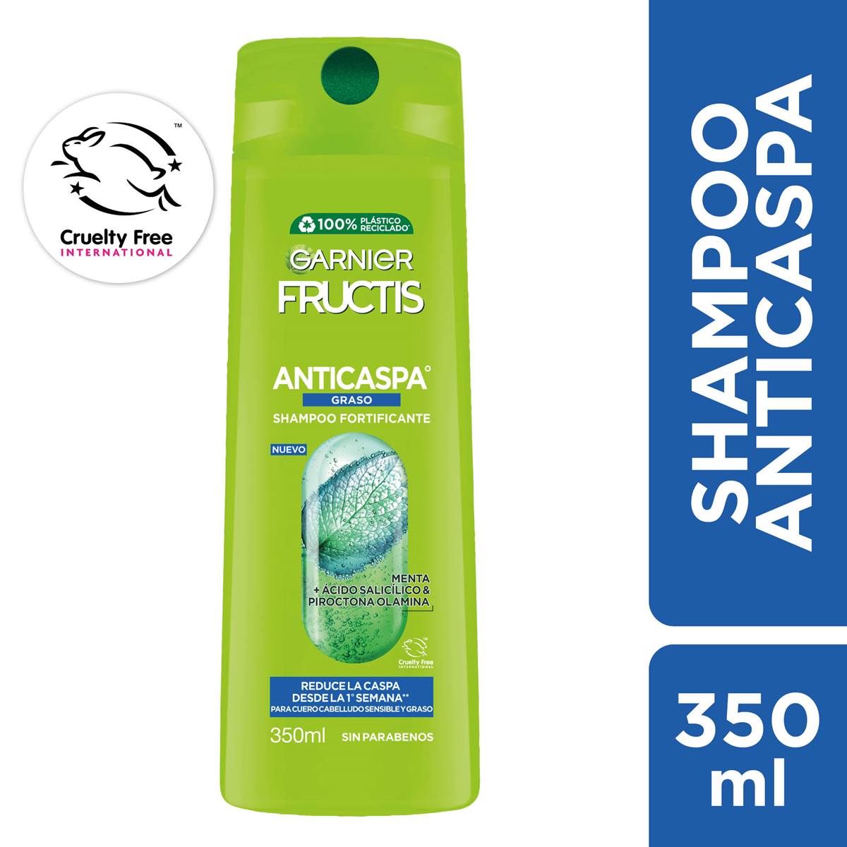 Shampoo Fructis Anticaspa cuero cabelludo graso | Garnier Chile
