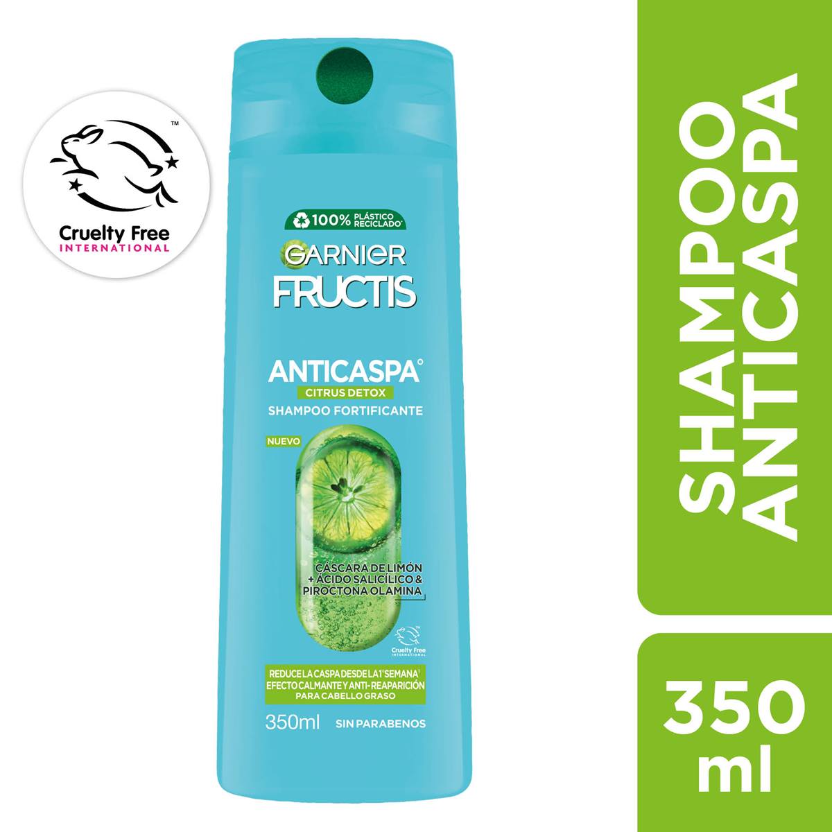 Shampoo Anticaspa Citrus cabello graso | Garnier Chile