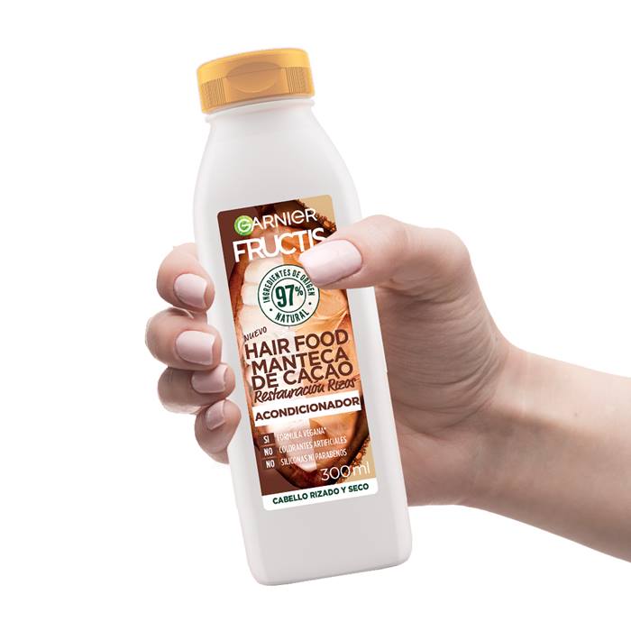 Garnier-Fructis-Hair Food-Acondicionador-Manteca de Cacao
