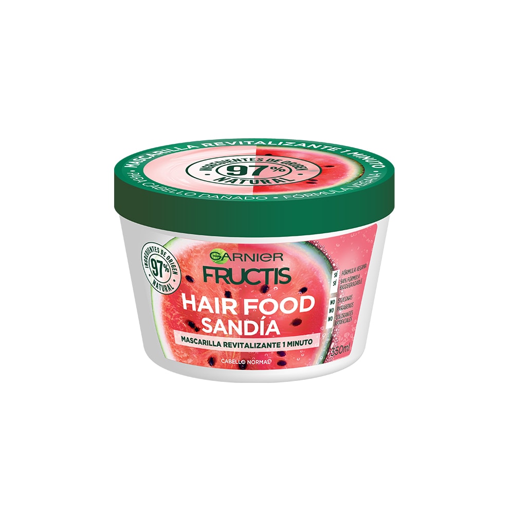 Fructis Mascarilla de Sandía Hair Food | Garnier Chile