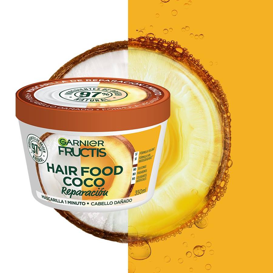 Hair Food Coco 350ml Shampoo Nutritivo Fructis Garnier