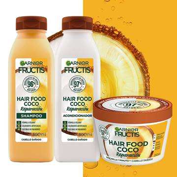 Fructis Hair Food Shampoo Coco Shampoo Hidratante Garnier