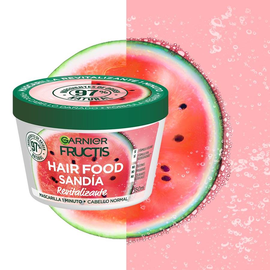 Hair Food Sandía Fructis 350ml: Hidratación y Frescura