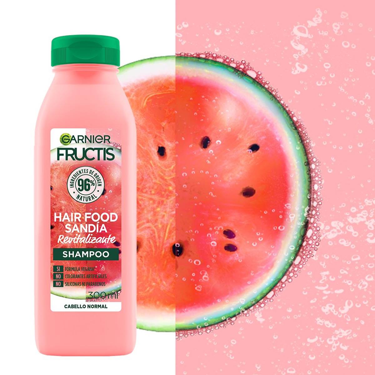 Shampoo Hair Food Sandía: Revitalizante Garnier Fructis