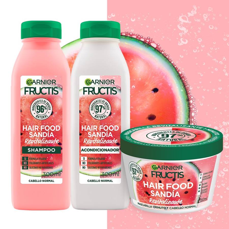 Shampoo Hair Food Sandía: Revitalizante Garnier Fructis