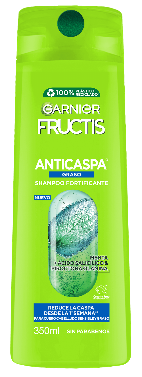Shampoo Anticaspa Fructis cabello normal | Garnier Chile