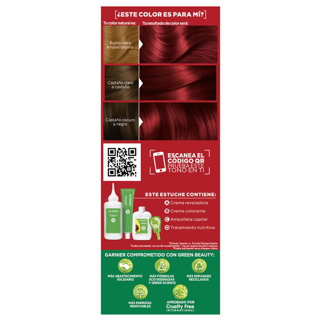 Coloración 5562 Fresa Nutrisse Colorissimo | Garnier Chile