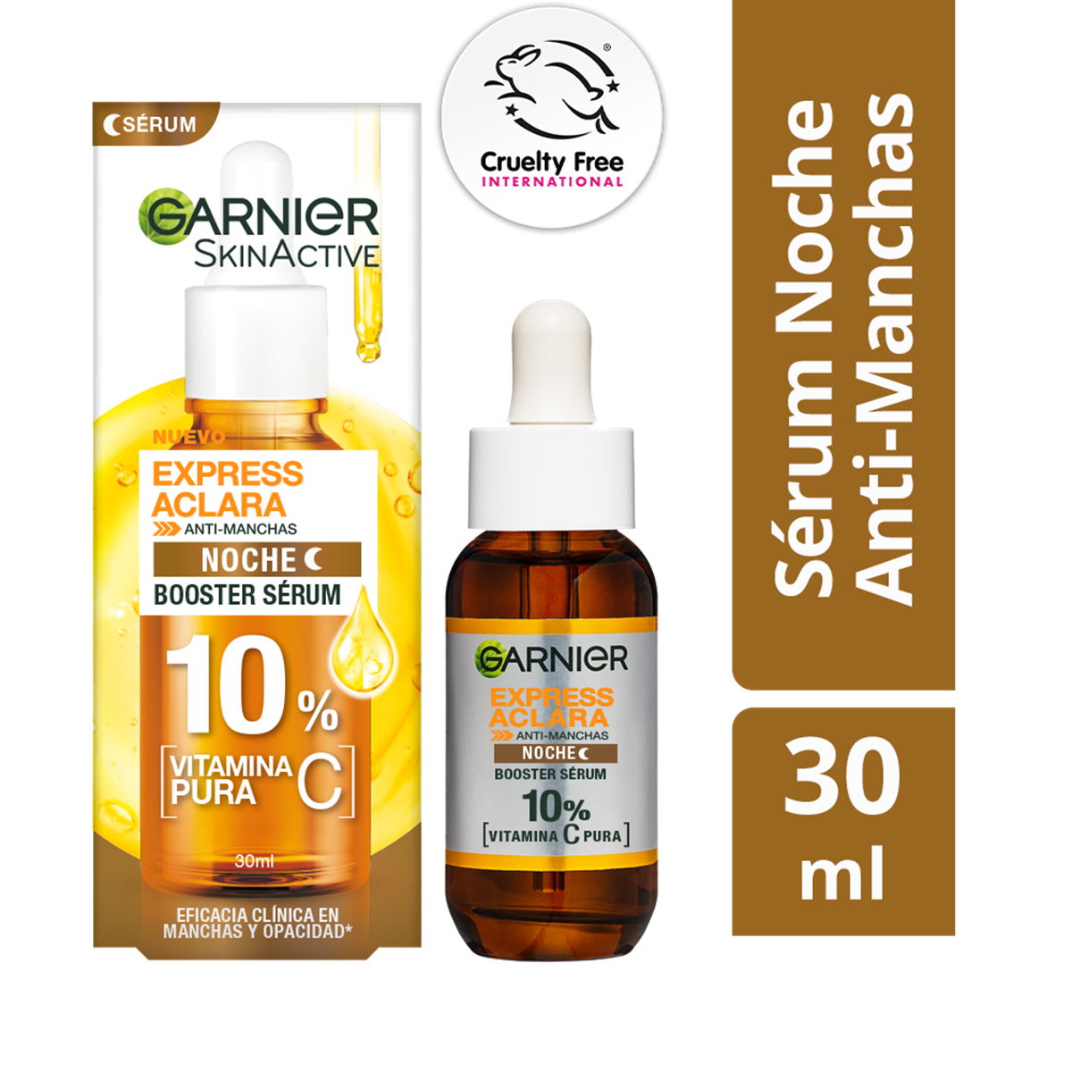 Serum Noche 10% Vitamina C Garnier 30ml - Garnier Chile