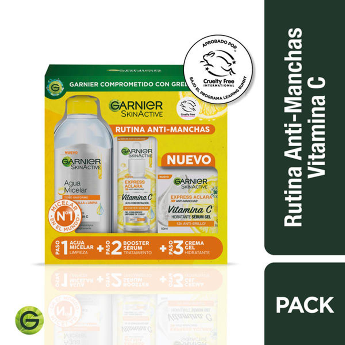 Pack EA Micelar + Serum + Crema Gel | Garnier Chile